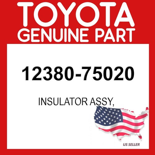 TOYOTA GENUINE 12380-75020 INSULATOR ASSY, OEM | eBay