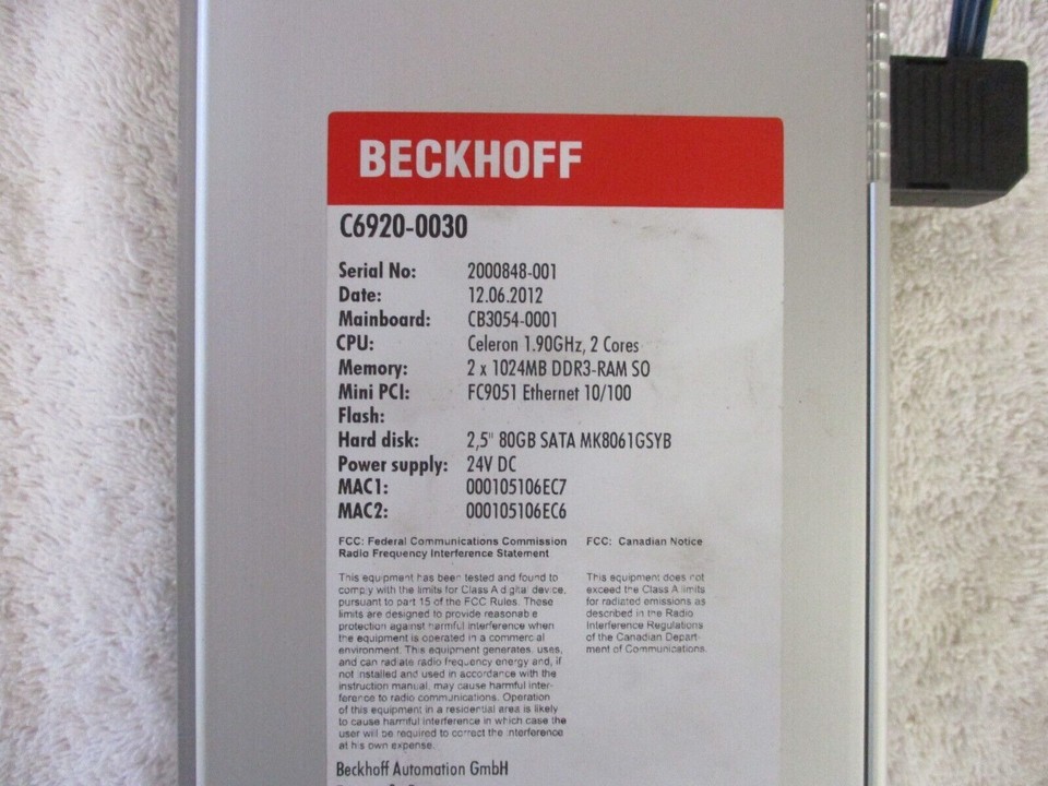 1PC BECKHOFF C6920-0030 Controller C69200030 Expedited Shipping | eBay