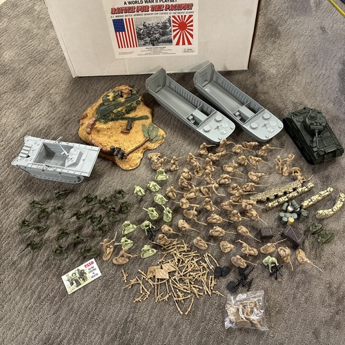 Toy Soldiers of San Diego TSSD WWII Battle For the Pacific Playset Lot ...