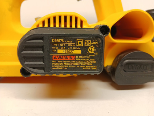DeWalt OEM N039179 Planer D26676 **For Parts** | eBay