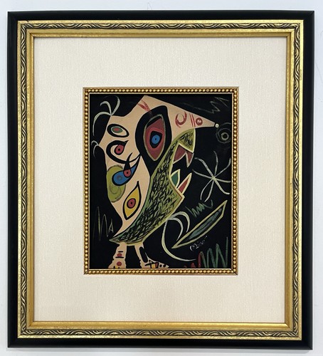 Joan Miro Watercolor signed Art style of/ (1893 – 1983) Amazing ...