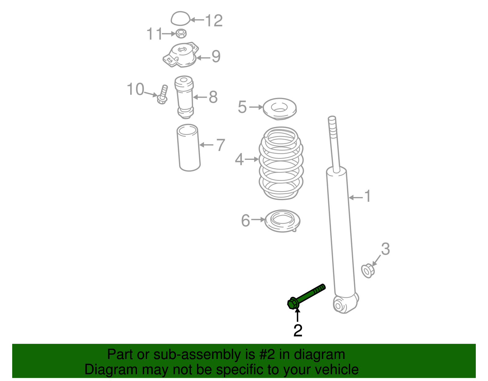 VOLKSWAGEN OEM 21-22 Atlas Cross Sport-Lower Cntrl Arm Mount Bolt ...