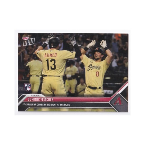 Dominic Fletcher 2023 Topps Now 281 Base Card RC Rookie Arizona ...