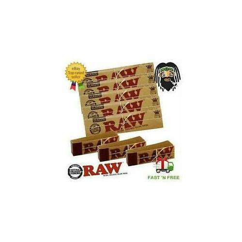 RAW CLASSIC Rolling Papers King Size Slim 110mm with Roach Filter Tips ...