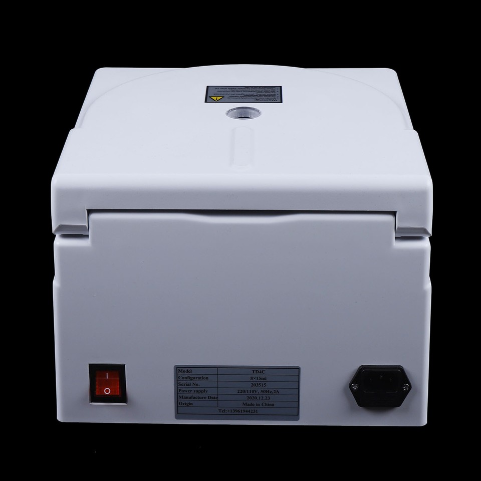 8×15 mL Medical PRP Blood Centrifuge TD4C - Compact Low Speed Lab ...