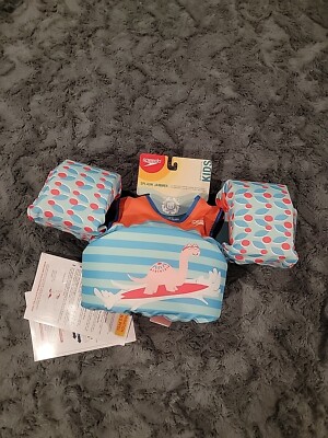 Speedo Splash Jammer Life Jacket Vest Kids Weight 33-55 lbs Dino ...