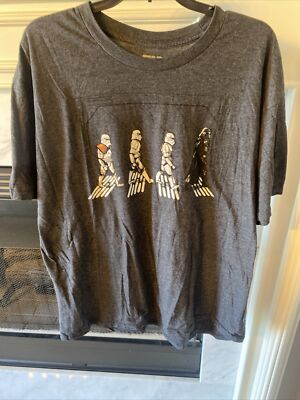 Star Wars Abbey Road Shirt 2XL XXL Darth Vader Stormtroopers Beatles ...