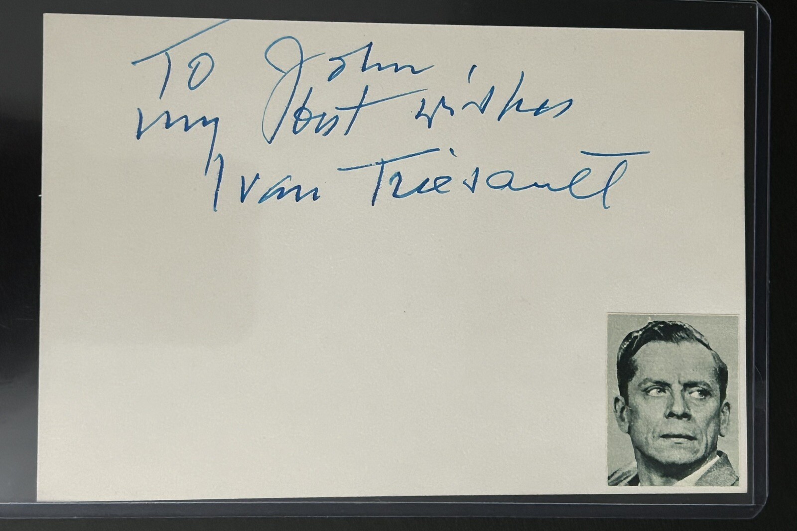 IVAN TRIESAULT SIGNED INDEX CARD 1966 BATMAN, BONANZA DIED 1980 | eBay
