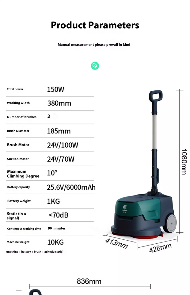 Small Industrial Suction and Mopping All-in-one Multi-function Mopping ...