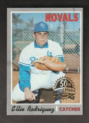 2019 Topps Heritage 1970 Original Buybacks #402 Ellie Rodriguez KC ...