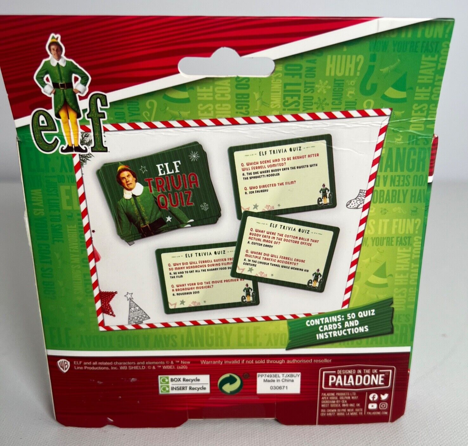 Elf Trivia Quiz Buddy the Elf - Test Your Elf Knowledge w/100 Quiz ...