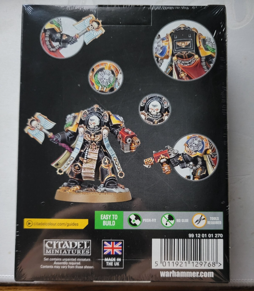 Warhammer 40k Space Marines Terminator Chaplain Tarentus (Sealed NIB ...