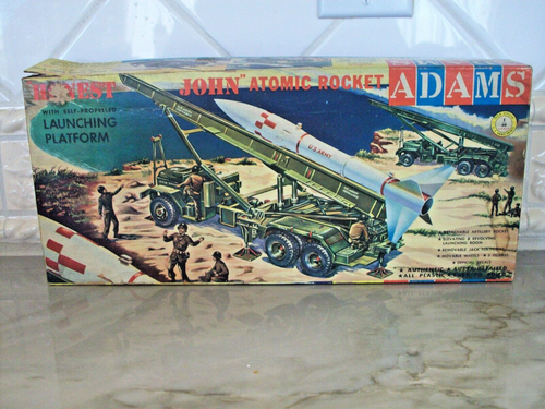 RARE Vintage "1957" Adams Honest John Atomic Rocket Model Kit | eBay