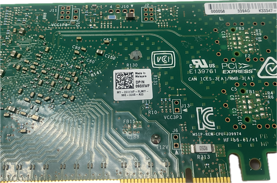 Dell 93XWF Intel QuickAssist Adapter 8970 QAT 100Gb Accelerator | eBay