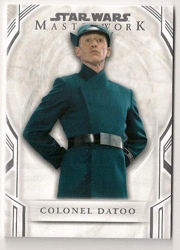 2018 TOPPS STAR WARS MASTERWORK BASE CARD #68 COLONEL DATOO | eBay