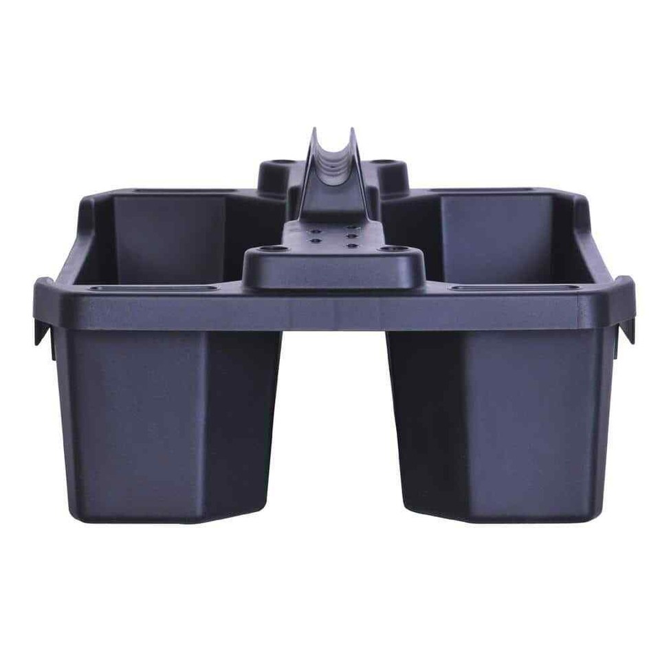 Stanley 2-Compartment Storage Tote Tray Caddy And Small Parts Organizer ...