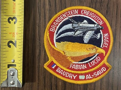 STS-51G NASA Space Shuttle Brandenstein Creighton Nagel Fabian Mission Patch | eBay