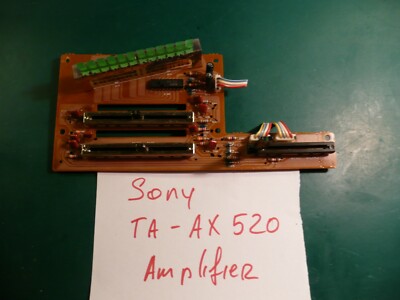 Sony TA-AX520 Integrated Amplifier Replacement Parts Circuit Board | eBay