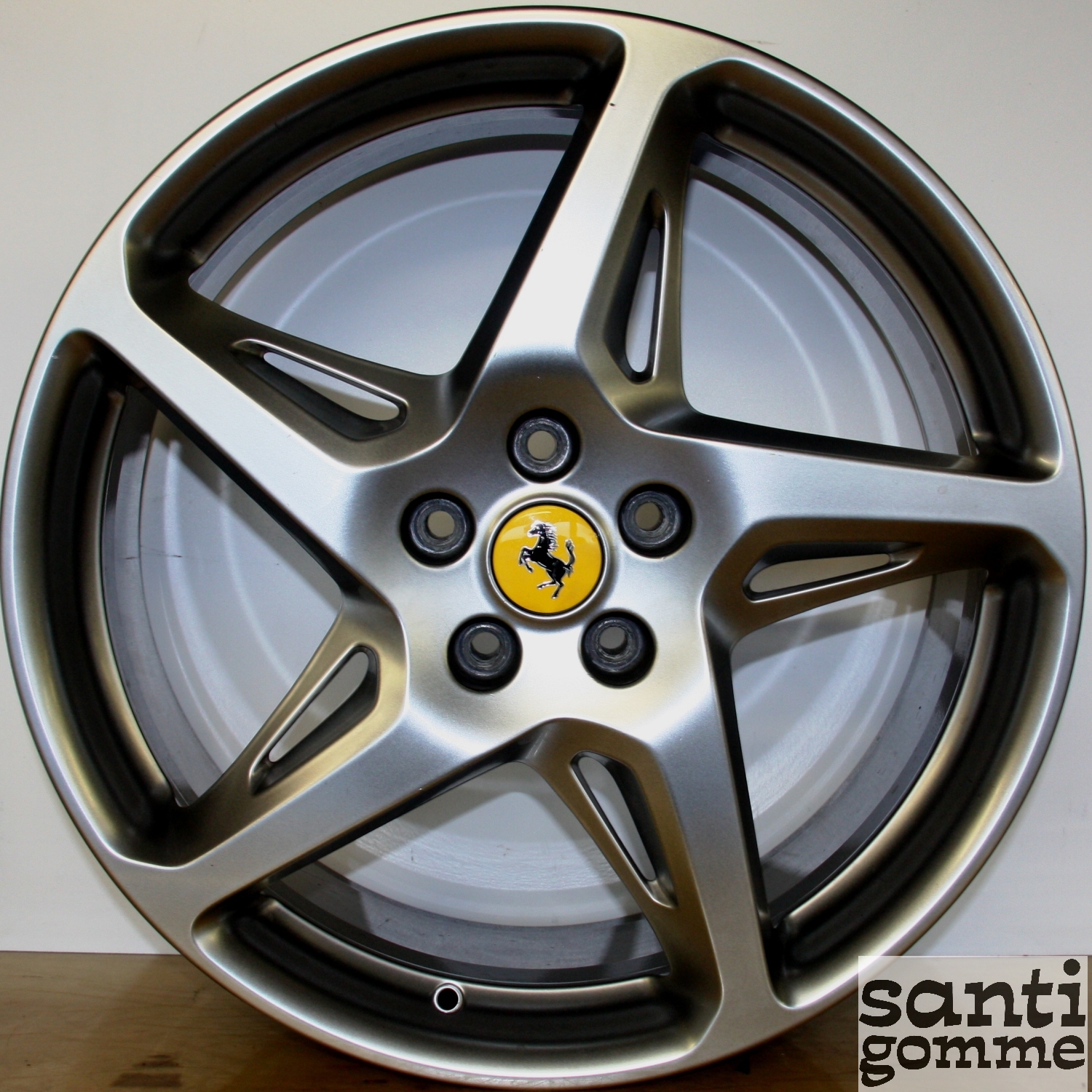 1 rim Alloy 8,5 X 20 " FERRARI 458 Original Chrome Dark 282334 | eBay