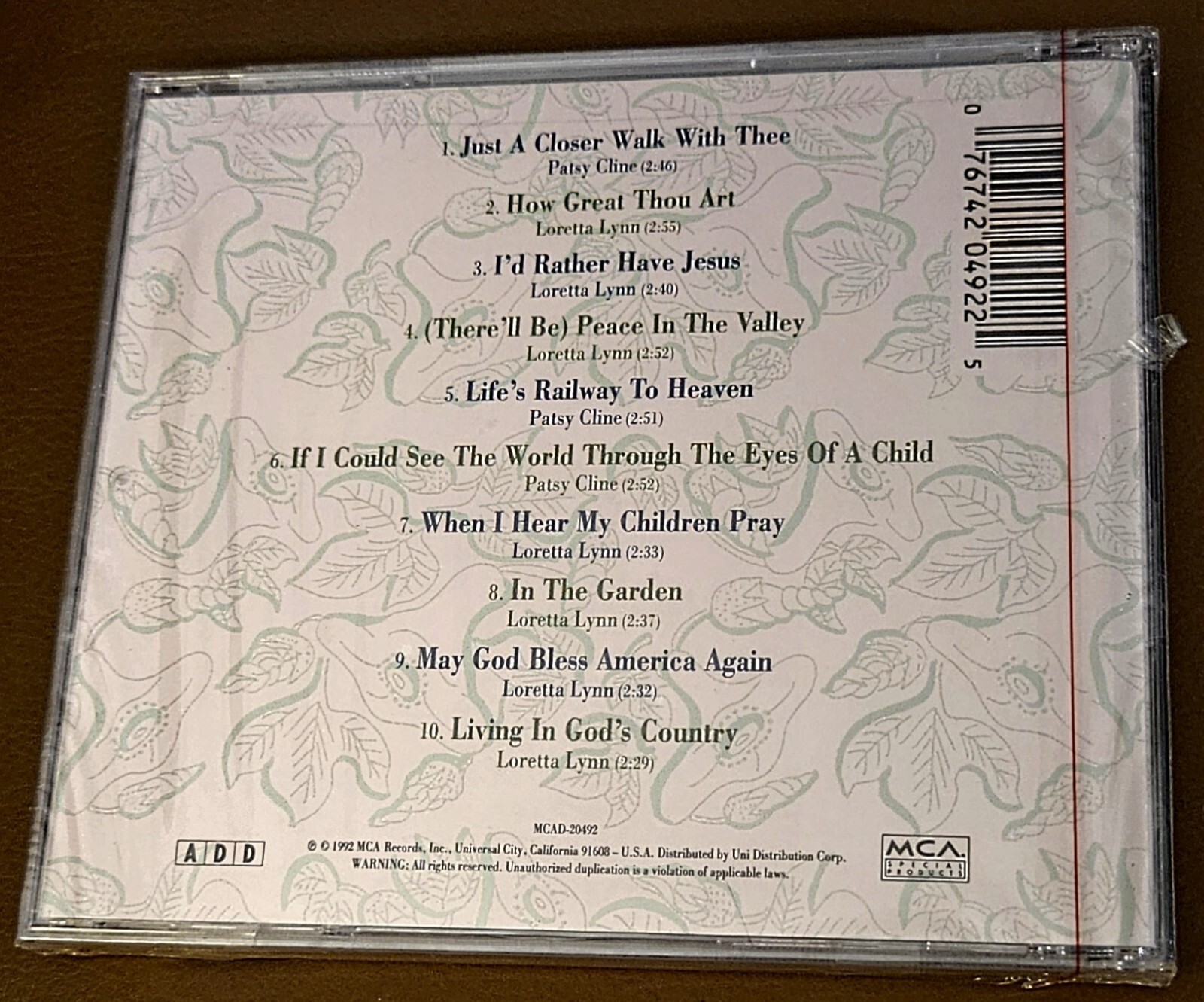 Just a Closer Walk with Thee by Patsy Cline (CD, 1995) for sale online ...