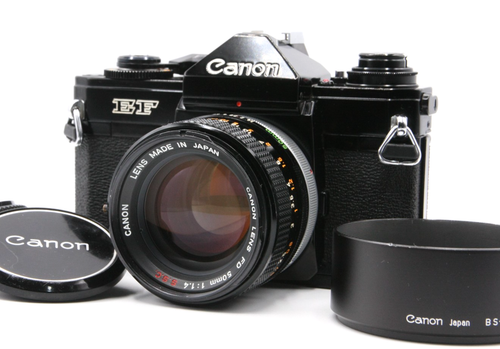 Works Great [Mint+] Canon EF SLR 35mm Film Camera w/ 50mm f1.4 S.S.C ...