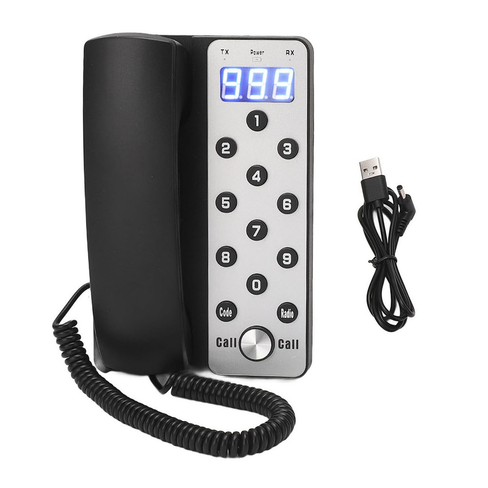 (1 Main Unit)Wireless Intercom Phone 433MHz Stable Transmission 1000m ...