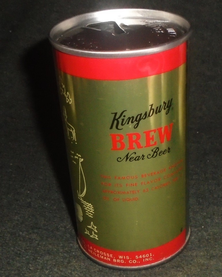 Nice Kingsbury Beer, Kingsbury Brewery, Div Heileman Lacrosse Ring Pull ...