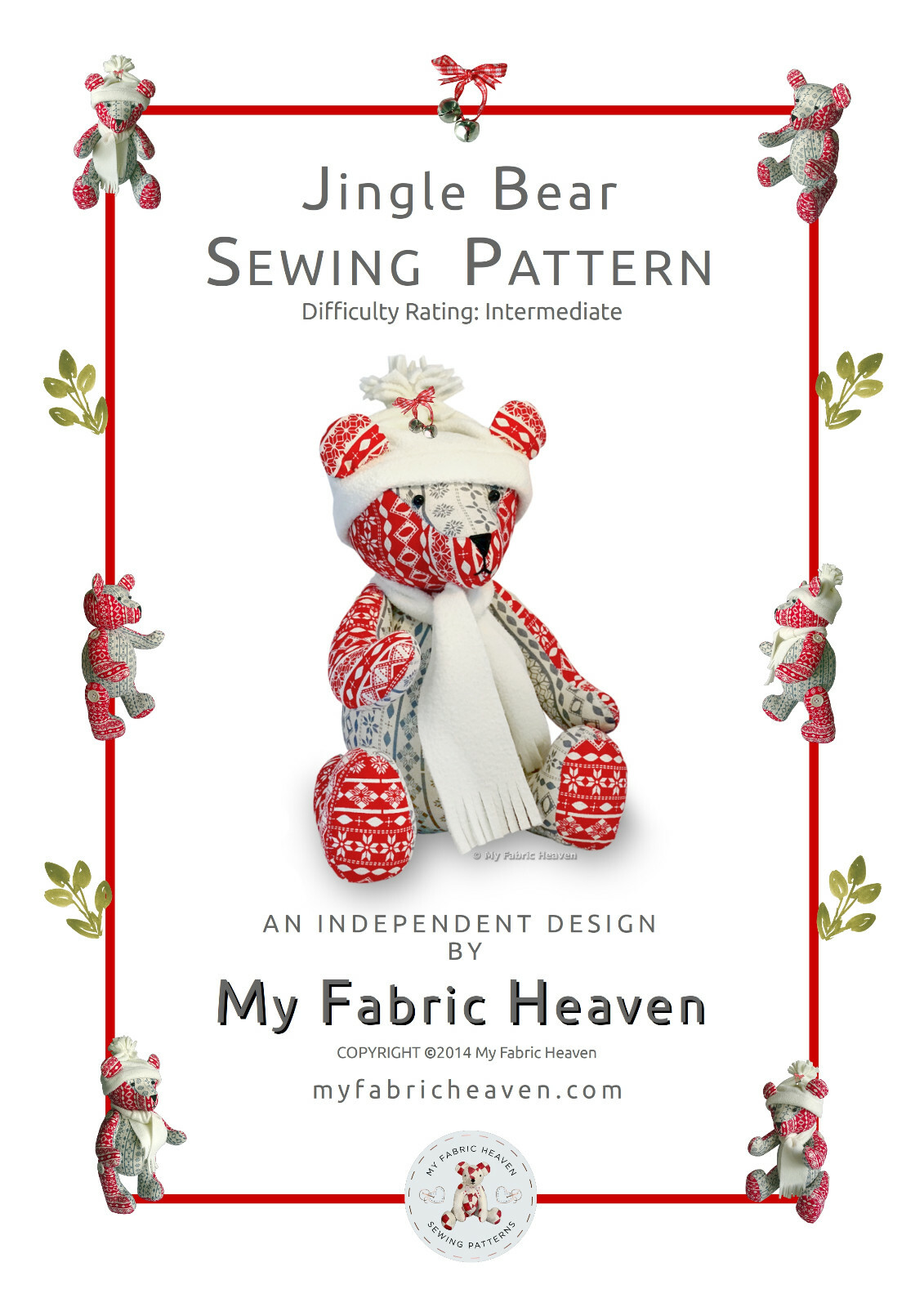 Keepsake Memory Bear & Bunny Rabbit Soft Toy Sewing PATTERNS by My ...