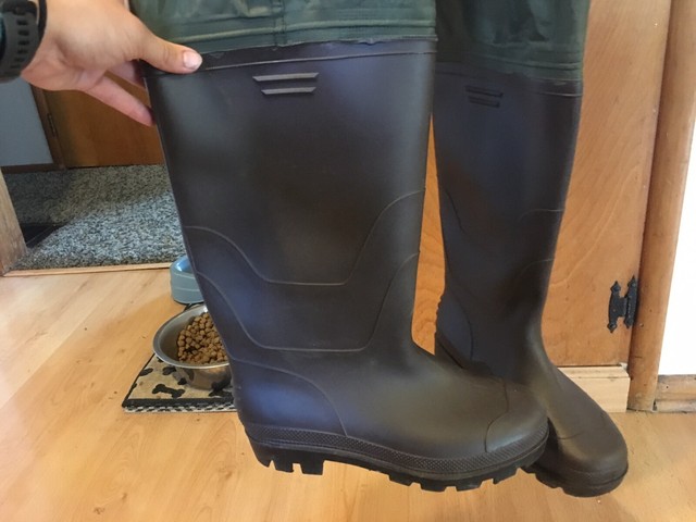 Size 10 Pro Line Waterproof Chest Waders PVC Backed 420 Denier Nylon ...