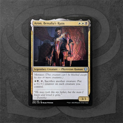 Aron, Benalia's Ruin • Legendary Phyrexian Human • Dominaria United ...