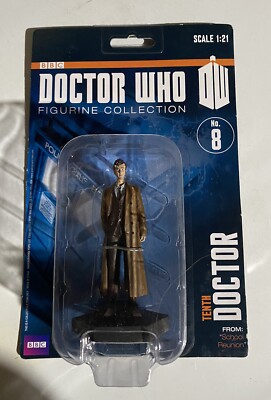 Eaglemoss DOCTOR WHO Figurine Collection 1:21 Scale #8 THE TENTH DOCTOR ...