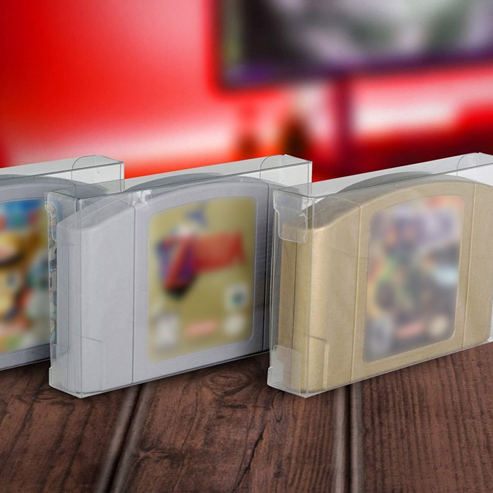 N64 Game Cartridge Case Protective Sleeve Protector Cartridge Display ...
