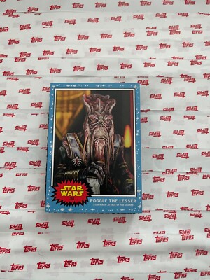 TOPPS STAR WARS LIVING SET CARD POGGLE THE LESSER #363 ATTACK OF THE ...