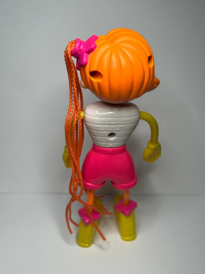 Vintage McDonald's Mandy Ohio Art Betty Spaghetty Orange Hair Girl Doll ...