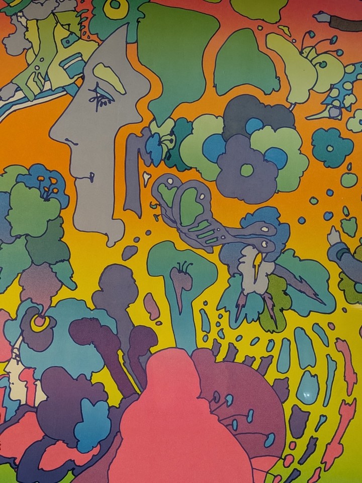 2 Original Vintage Poster 70s Peter Max American Cancer Society Anti ...