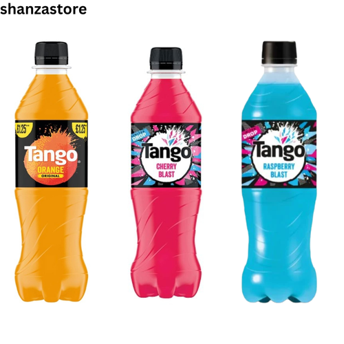 Tango Orange, Raspberry Blast, Cherry Blast Original Bottles 500ml BBE ...