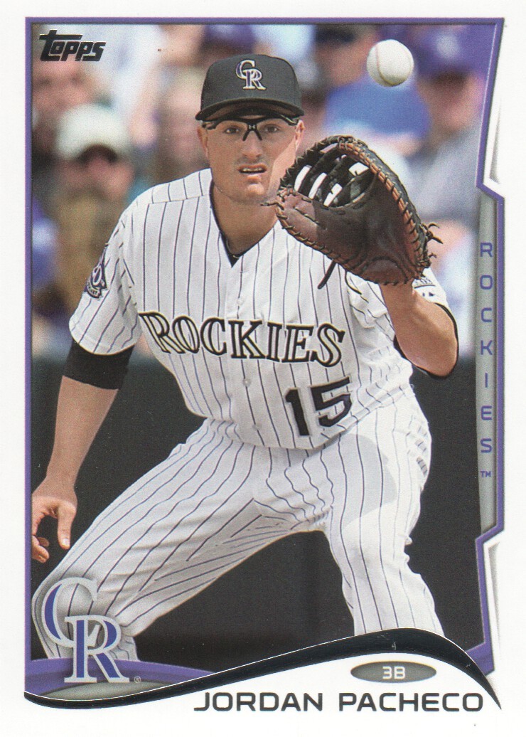 2014 Topps #513 Jordan Pacheco Colorado Rockies | eBay