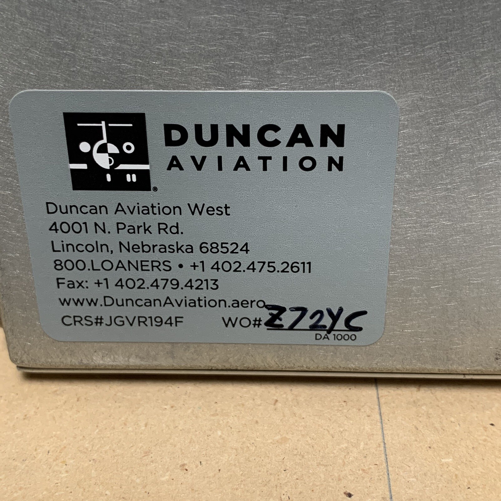 Audio Control Panel, Baker Electronics, Model B1045-J356-HWB3, PN- 990 ...