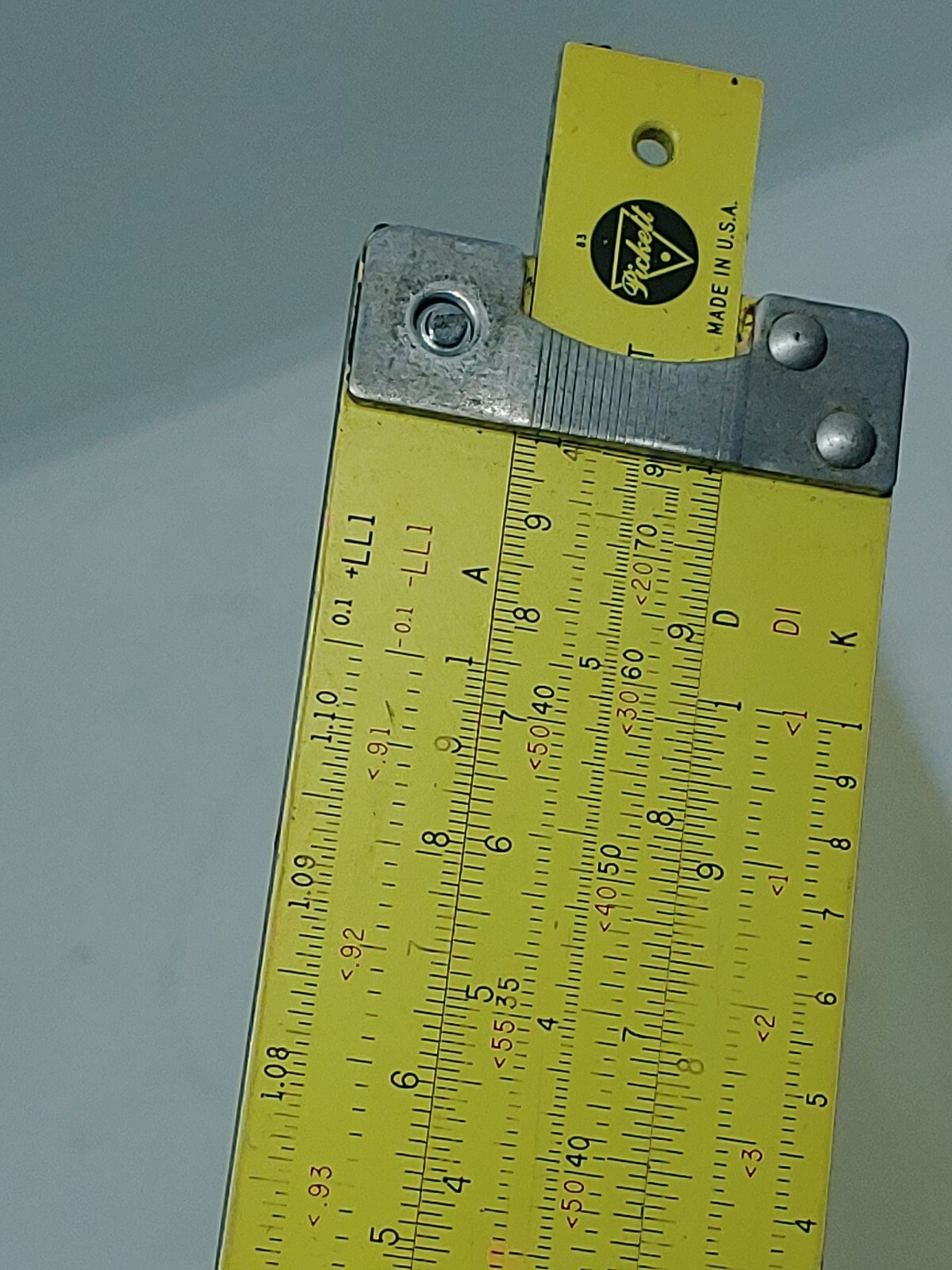 Vintage Pickett Model N 500 ES Hi-Log Speed All Metal Slide Rule 1962 ...