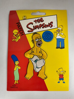 The Simpsons 2004 Homer Simpson Iron On Patch New | eBay