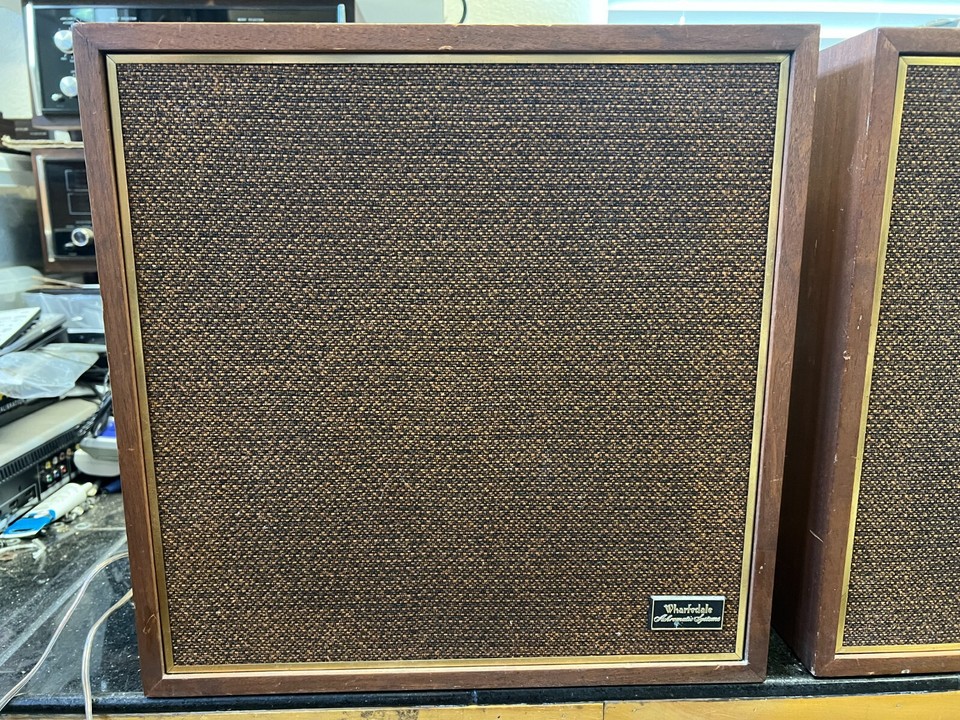 Pair Vintage Wharfedale Model W35 Quadraphonic Loudspeakers; Tested ...