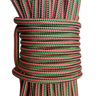 1/2" x 100' Double Braid Rope, Arborist Bull Rope, Rigging Line, Hoist ...