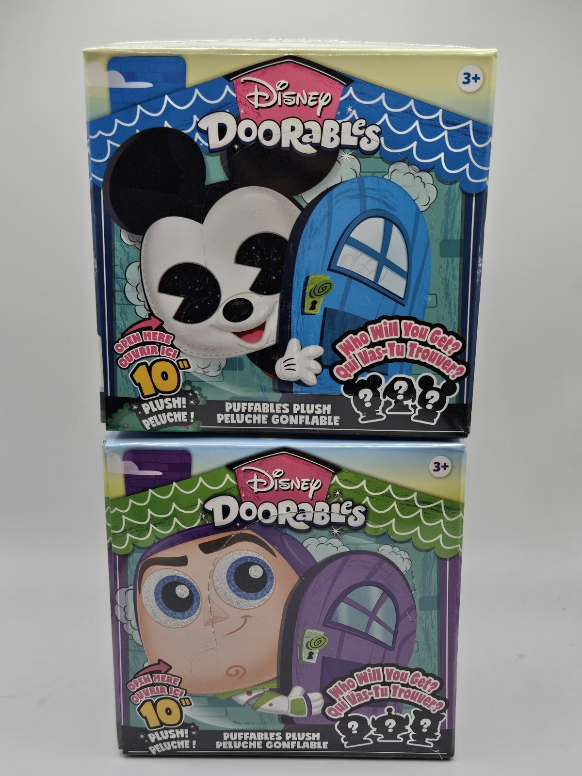 Lot of 2 Factory Sealed DISNEY DOORABLES Puffables 10" Plush | eBay