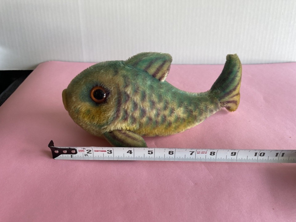 Vintage Original Steiff Fish Flossy 10 Inch Germany Plush | eBay