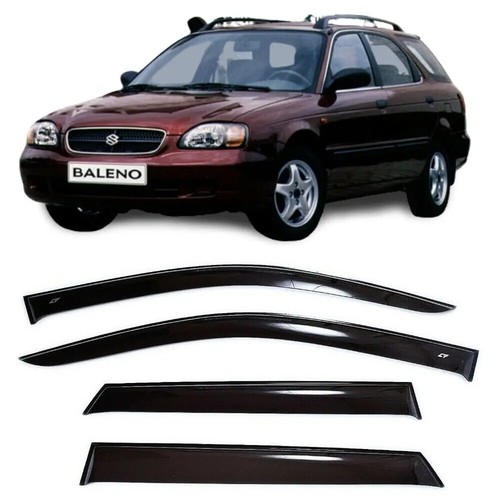 Tape-on Window Wind Visors Guard Vent Deflectors For Suzuki Baleno ...