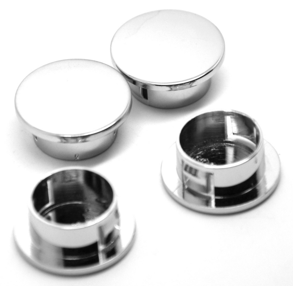 dash hole plugs(4) 3/4" chrome plastic for Kenworth lower console hole ...
