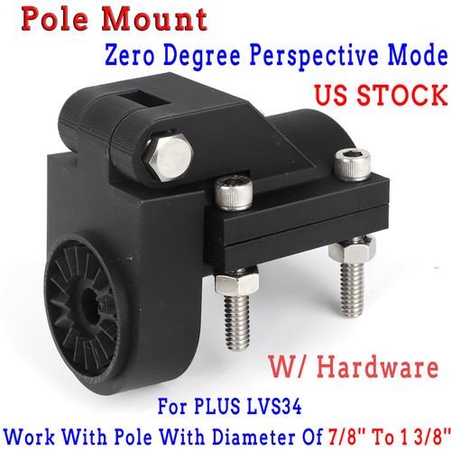 For PLUS LVS34 Mount Zero Degree Perspective Mode 7/8"-1 3/8" Poles W ...