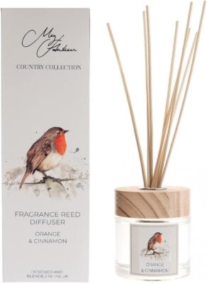Meg Hawkins Robin Home Decor Fragranced Reed Diffuser Orange & Cinnamon ...