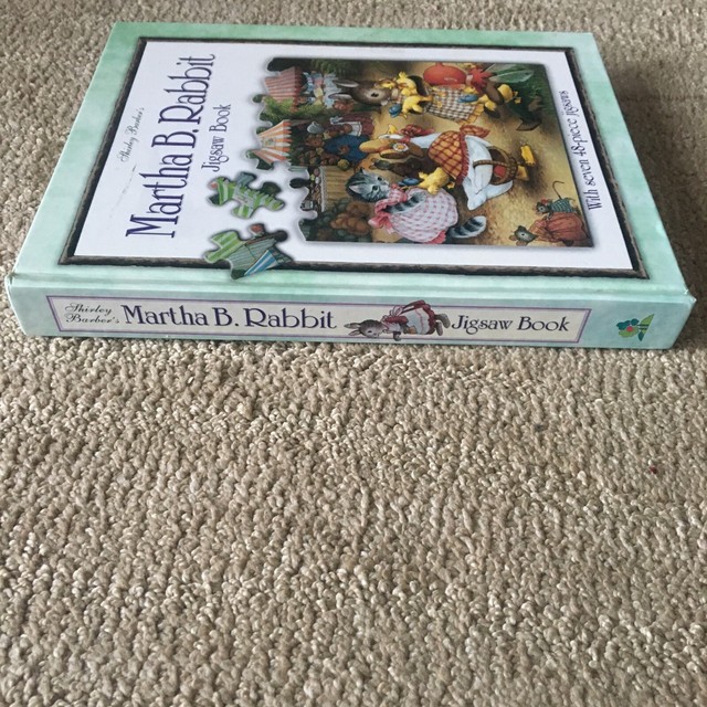 Martha B Rabbit Tabitha Cat Jigsaw Book by Shirley Barber 7 Puzzles ...
