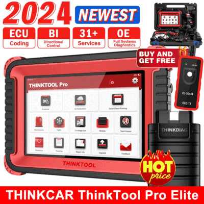 THINKCAR THINKTOOL PRO OBD2 Car Diagnostic Scanner Tool IMMO ECU Coding ...